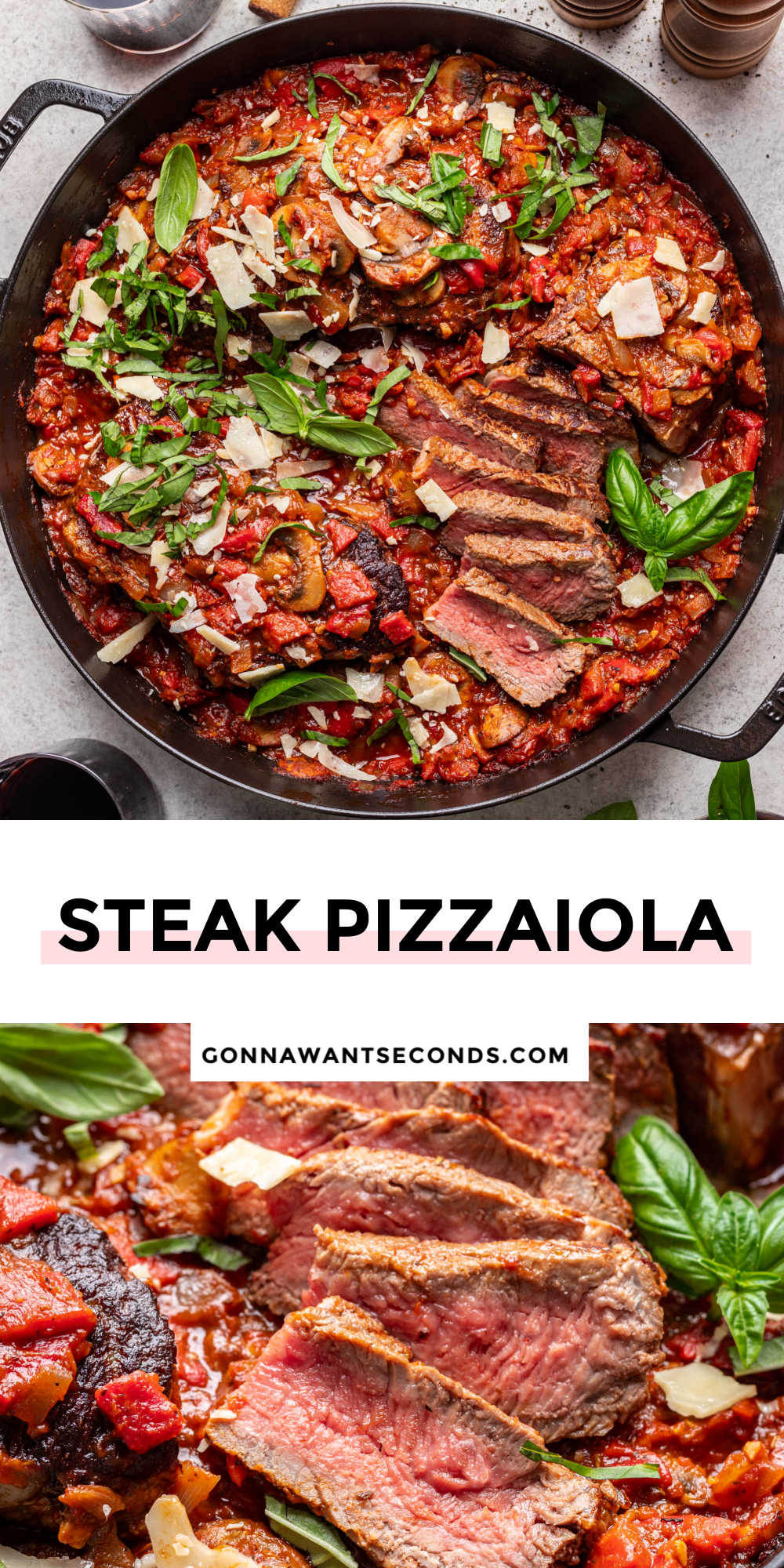 Easy Steak Pizzaiola Recipe {Easy Restaurant-Quality Classic!}