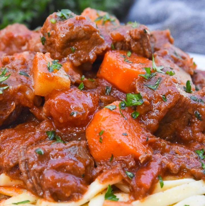 Hungarian Goulash {Gulyás}Soup | Authentic Paprika Beef Recipe
