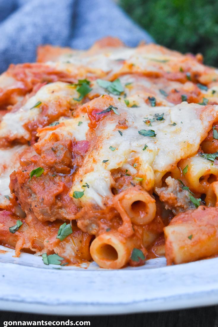 Baked Ziti With Italian Sausage Baked Ziti With Italian Sausage