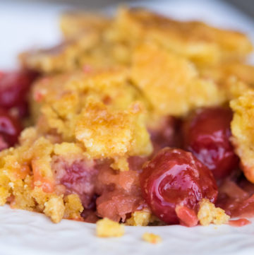 Cherry Pineapple Dump Cake- Just 5 Ingredients!