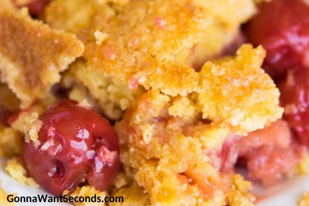 Cherry Pineapple Dump Cake- Just 5 Ingredients!