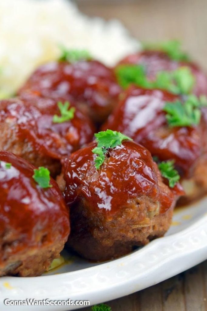 Best BBQ Meatballs Recipe | Easy Oven or Crockpot