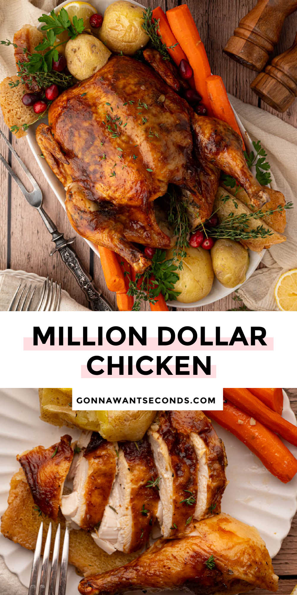 Million Dollar Chicken (Oven-Roasted Whole Chicken)