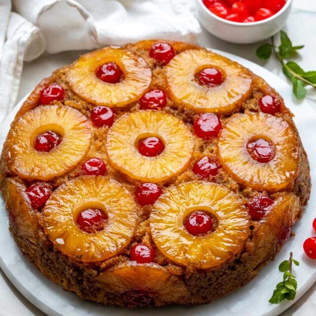 Best Pineapple Upside Down Cake (Buttery, Gooey & Easy Recipe)