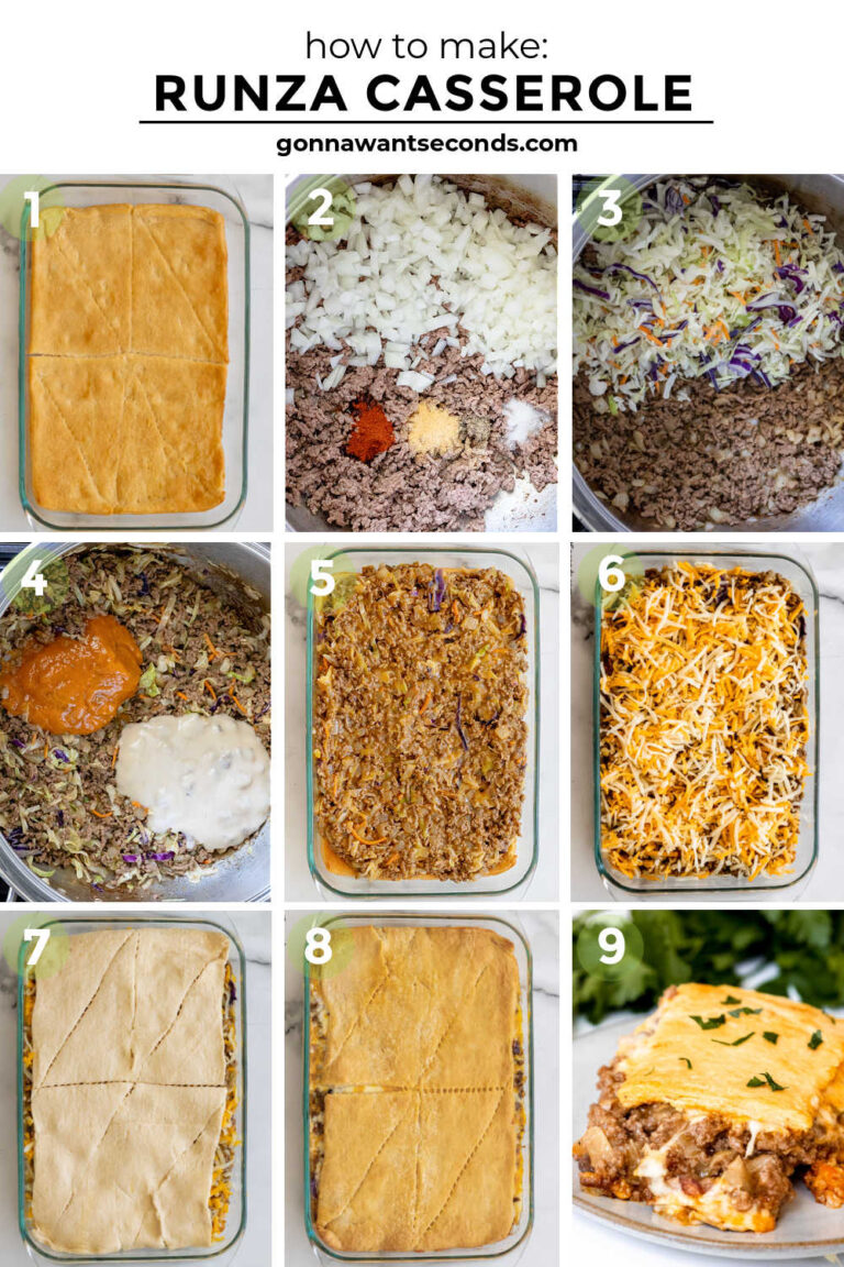 Runza Casserole {Hearty Comfort Food!} Gonna Want Seconds