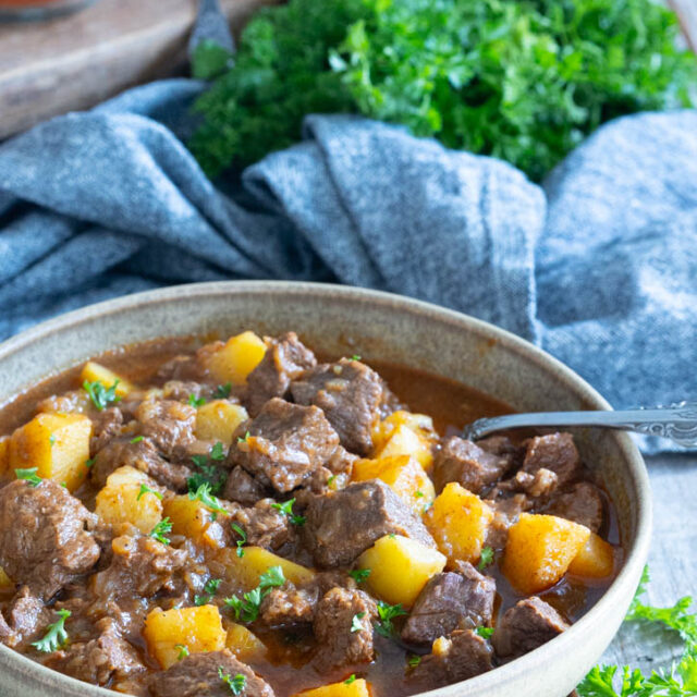 Hungarian Goulash {Gulyás}Soup | Authentic Paprika Beef Recipe