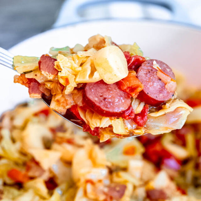 One Pan Swamp Cabbage {AKA Florida Swamp Cabbage!}