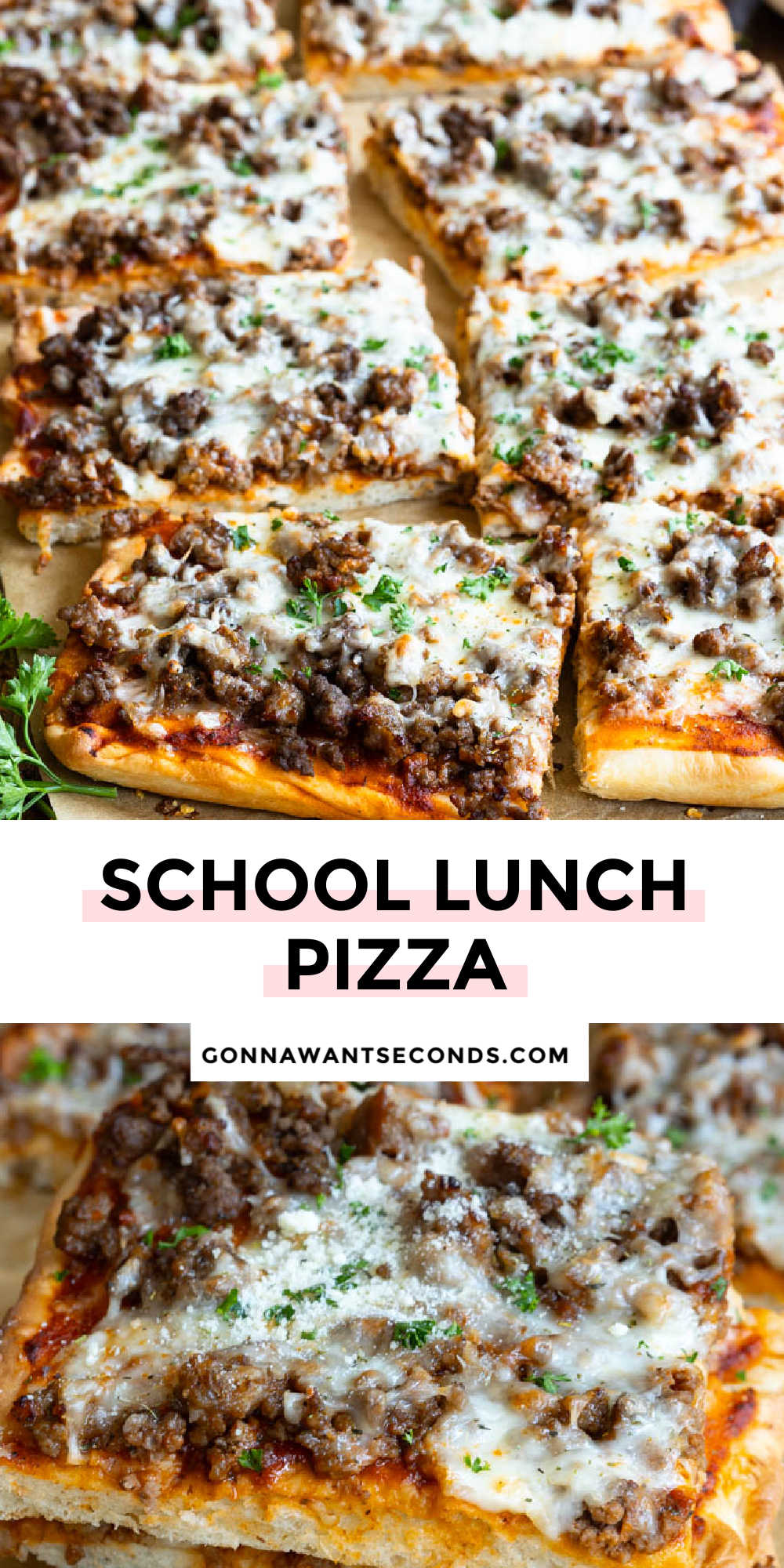 School Lunch Pizza {Just Like You Remember!}