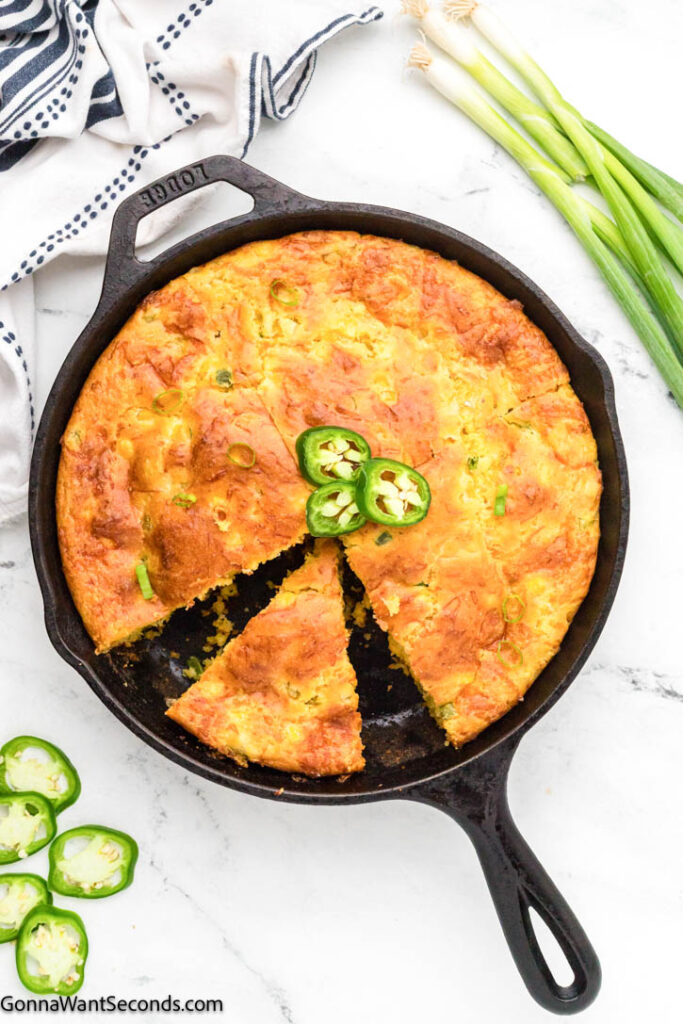 Mexican Cornbread {Moist, Cheesy, + Perfect with Chili}
