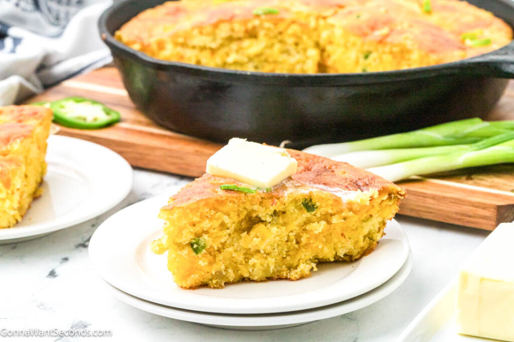 Mexican Cornbread {Moist, Cheesy, + Perfect with Chili}