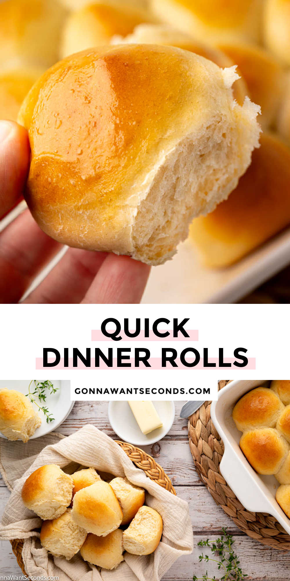 Quick Dinner Rolls {Soft, Fluffy, Ready in Under an Hour}
