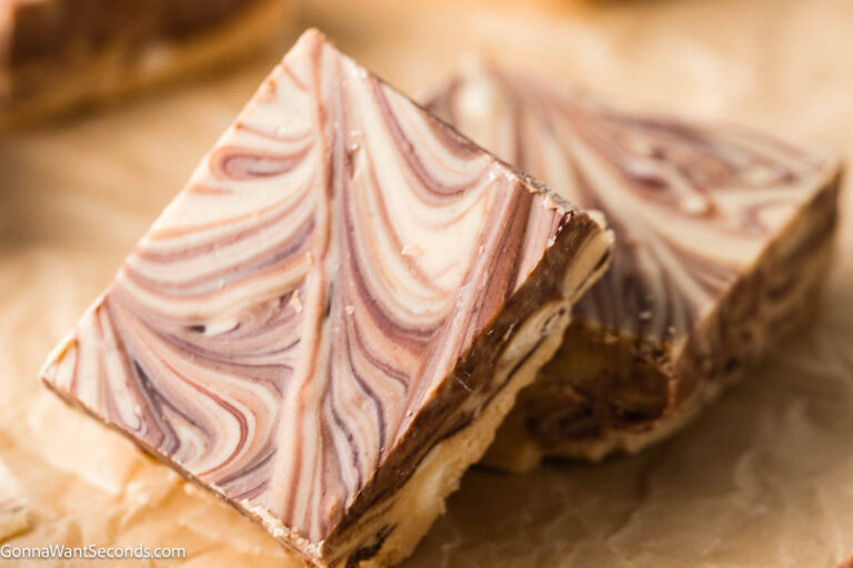 Tiger Butter Fudge {Easy 3-Ingredient Candy}