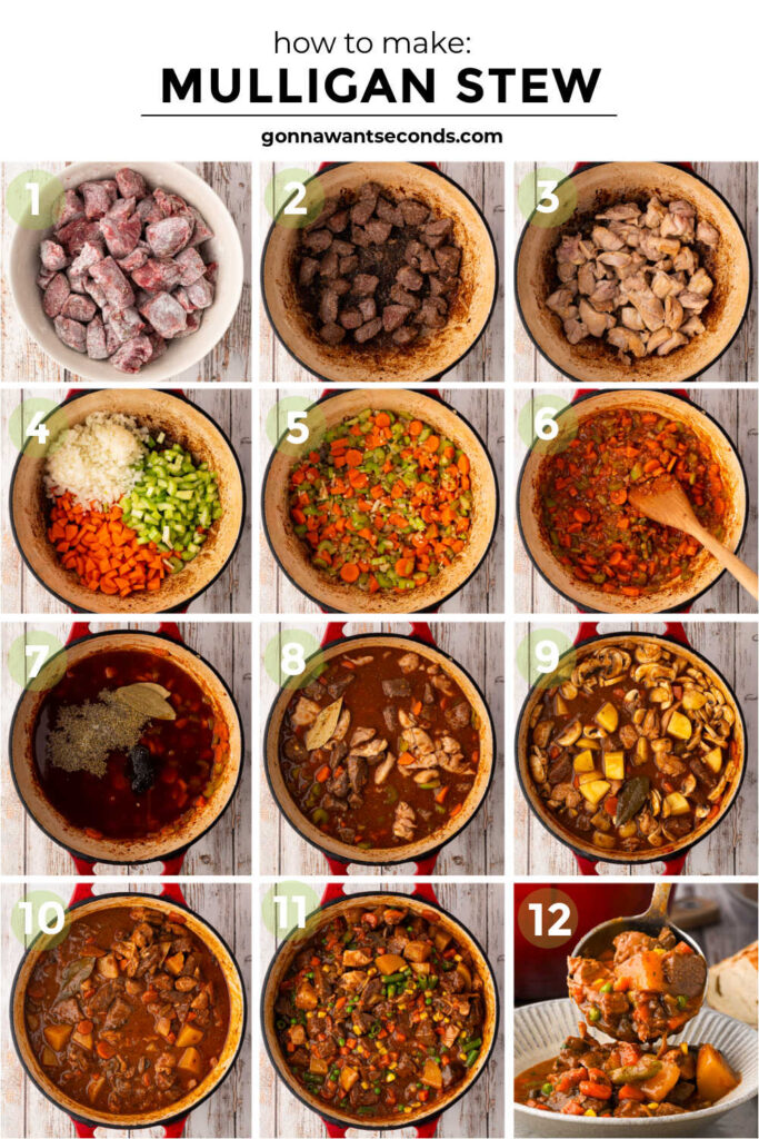Mulligan Stew (Old-Fashioned Beef & Chicken Stew)