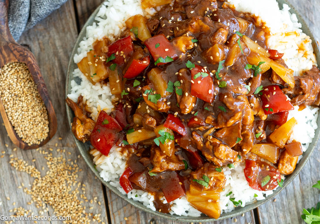 Sweet Hawaiian Crockpot Chicken (Easy Slow Cooker Dinner)